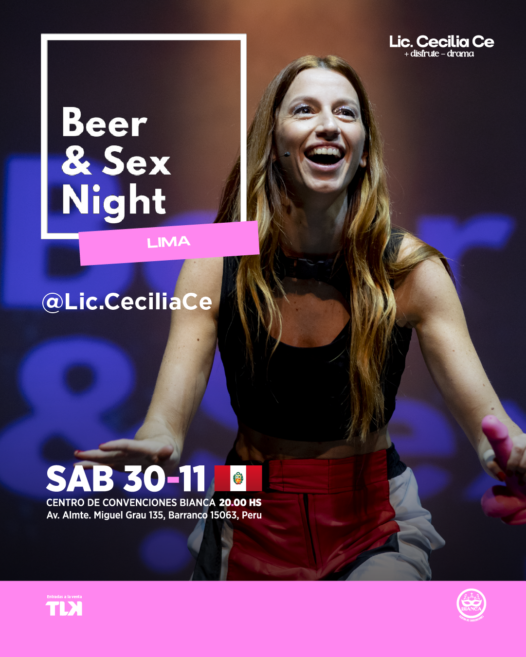 Comprar entradas | Lic. Cecilia Ce